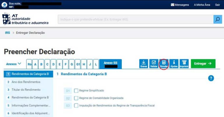 IRS, modelo 3 – Preenchimento e Submissão - Bora Falar de Guito