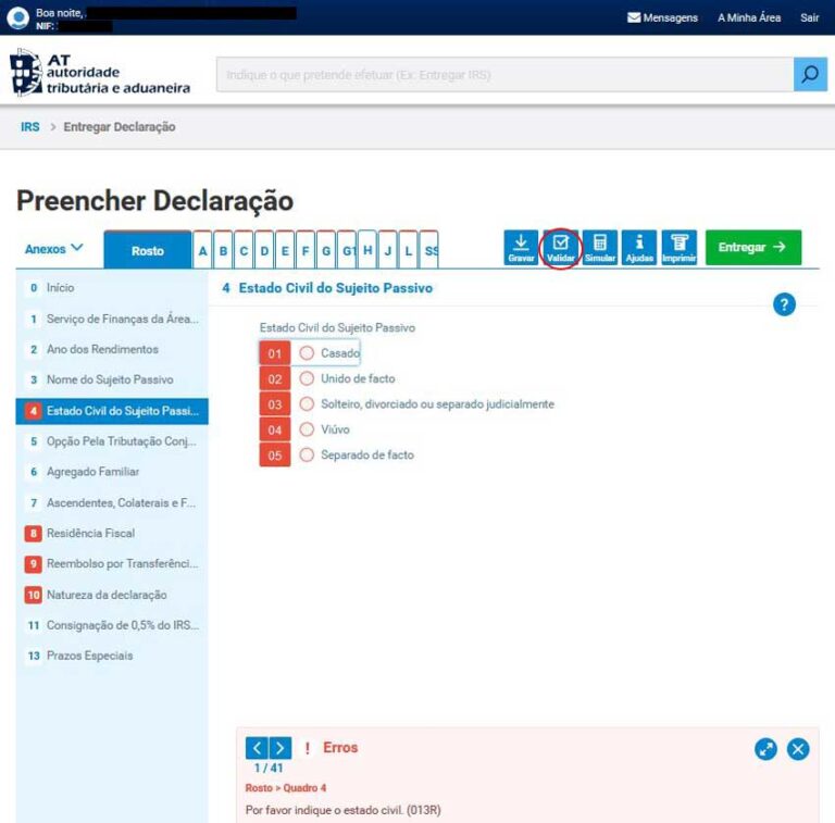 IRS, modelo 3 – Preenchimento e Submissão - Bora Falar de Guito
